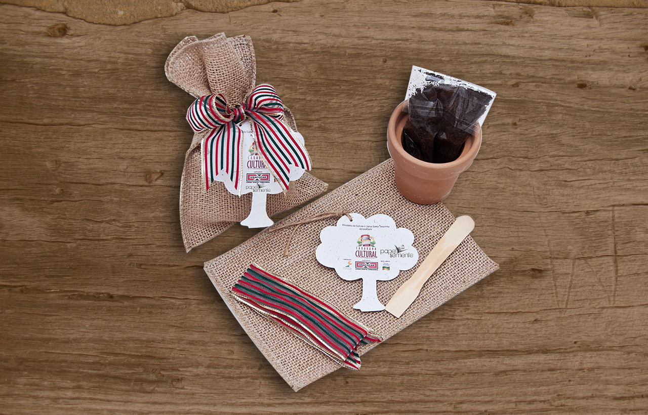 Brindes Ecologicos e Plantáveis - Conheça a Papel Semente